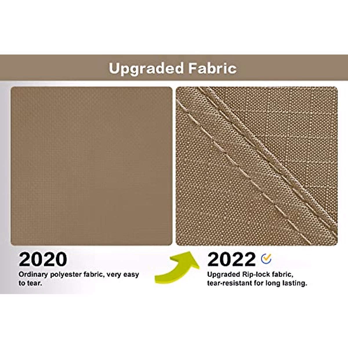 ABCCANOPY 10x12 Outdoor Gazebo - Patio Gazebo with Mosquito Netting, Outdoor Canopies for Shade and Rain for Lawn, Garden, Backyard & Deck (Khaki)