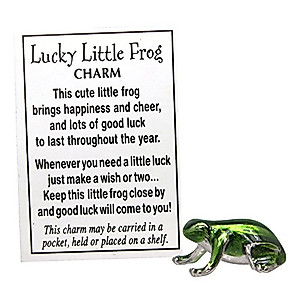 Ganz Lucky Little Frog Charm with Story Card!