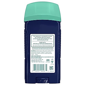 Tom's of Maine Complete Protection Aluminum-Free Natural Deodorant for Men, Eucalyptus & Sandalwood, 2.6 OZ