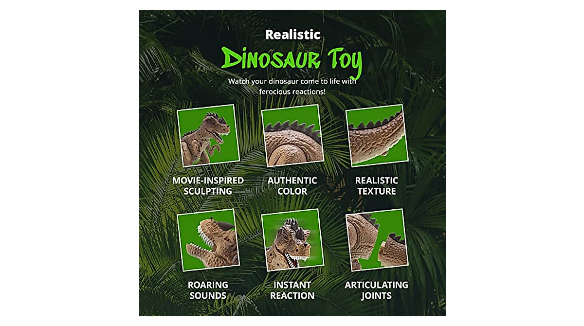 Greenbo Jurassic RC T-Rex Toy - Battle & Roar Fun!