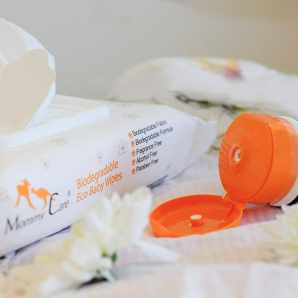 Mommy Care Organic Baby Diaper Rash Cream - Calendula Natural Organic Gentle Baby Diaper Cream Paste 80ml/2.7oz Soothing, Prevents Rash for Newborns & Infants