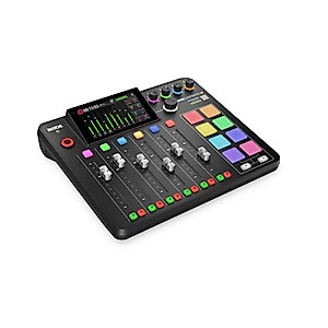 RØDE RØDECaster Pro II All-in-One Production Solution for Podcasting, Streaming, Music Production and Content Creation,Black