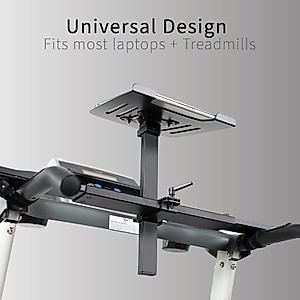 VIVO Universal Laptop Treadmill Desk, Adjustable Ergonomic Notebook Mount Stand for Treadmills Stand-TDML1