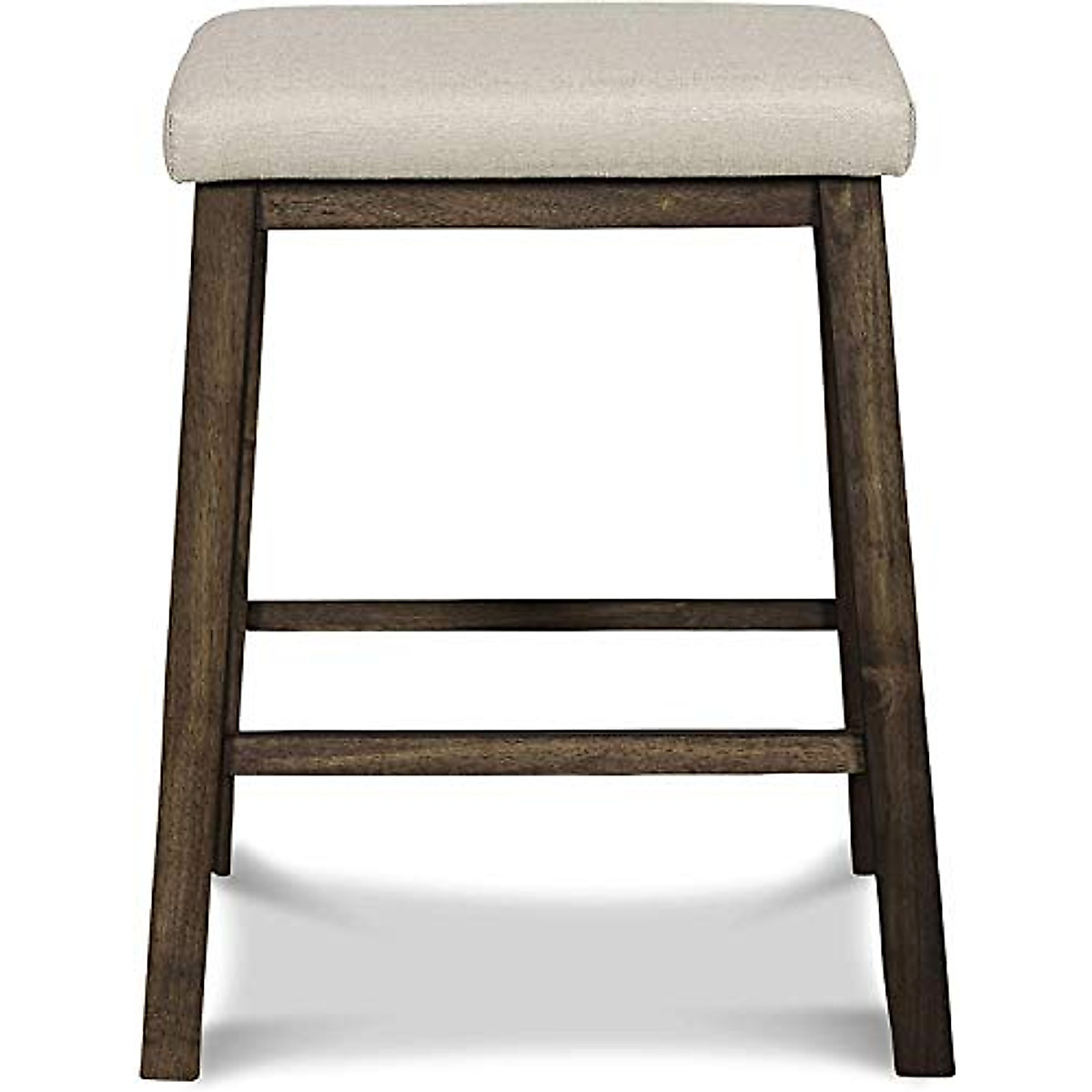 New Classic FURNITURE Derby Counter Dining Stool Set with 1 Table and 4 Chairs, Chocolate