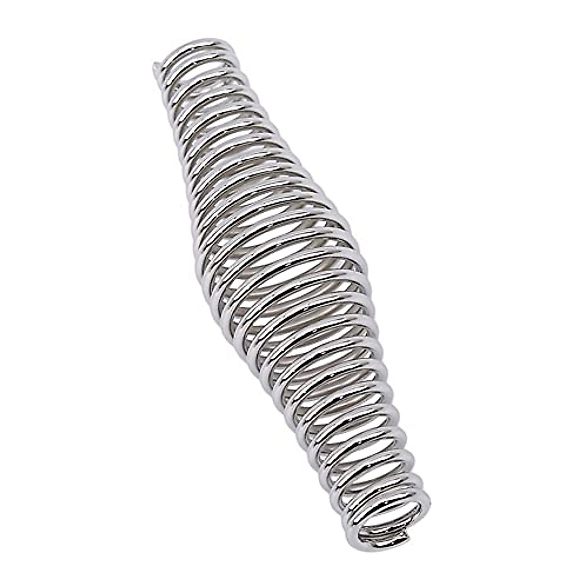 SYCOOVEN 4pcs BBQ Heavy Duty Cool Touch Stove Spring Handle Grip, Stainless Steel Grill Smoker Pits and Wood Stove Firebox Door Handle(Silver)