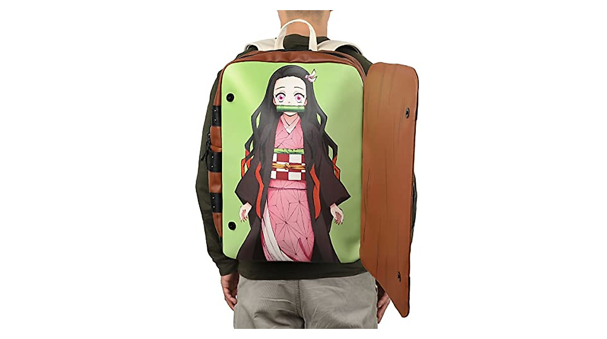 Demon Slayer Nezuko Box Backpack - Officially Licensed 19" Laptop Bag