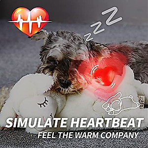 ALL FOR PAWS Heartbeat Dog Toy,Dog Anxiety Relief,Sheep Stuffed Dog Toys,Pet Toys,Dog Training & Behavior Aids,Dog Plush Toy