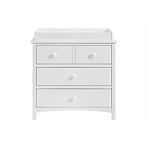 Oxford Baby Changing Topper for Universal 3-Drawer Dresser, Barn White