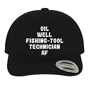 Oil Well Fishing-Tool Technician AF - Soft Dad Hat Baseball Cap, Black, One Size