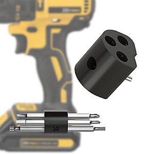20V Drill Bit Holder Compatible with ‎DeWalt Impact Driver Tool Organizer Holds 6 Bits