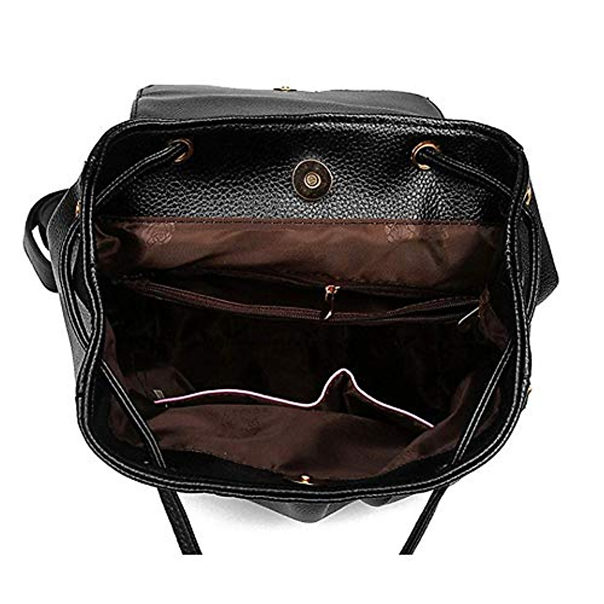 KARRESLY Backpack Purse for Women PU Leather Rucksack Purse Ladies Casual Shoulder Cute Bag(White)