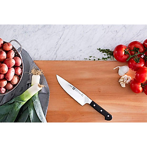 ZWILLING J.A. Henckels 38401-183 Chef's Knife, 7", Black/Stainless Steel