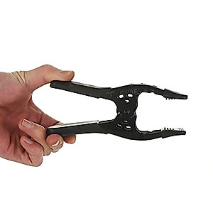 Lot of 4-6" inch Spring Clamp Large Super Heavy Duty Spring Metal All Black - 2.5 inch Jaw opening