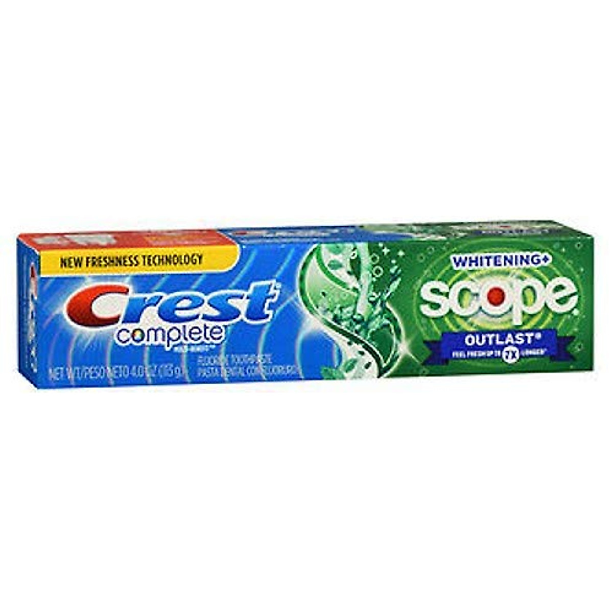 Crest Pls Sc Outlst Ex Wh Size 4z Crest Extra White Plus Scope Outlast Mint Toothpaste 4oz