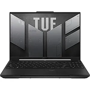 ASUS TUF Gaming A16 Laptop 16" FHD+ 165Hz 7ms 100% sRGB AMD Octa-core Ryzen 7 7735HS 32GB RAM 1TB SSD Radeon RX 7600S 8GB Graphics (>RTX 4060) Backlit USB-C USB4 Fast Charging Win11 +HDMI Cable
