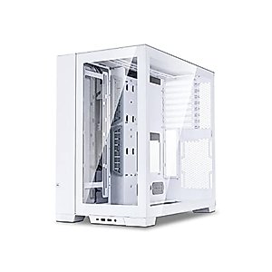 Lian-Li O11 Dynamic EVO ATX Mid Tower Tempered Glass Computer Case, White