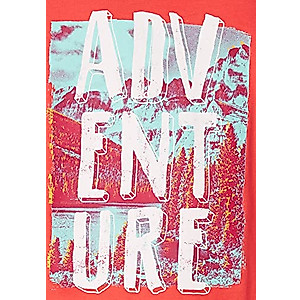 Amazon Essentials Boys' Short-Sleeve V-Neck T-Shirt Tops (Previously Spotted Zebra), Pack of 4, Jade Green/Pale Yellow/Charcoal, Animal, Large