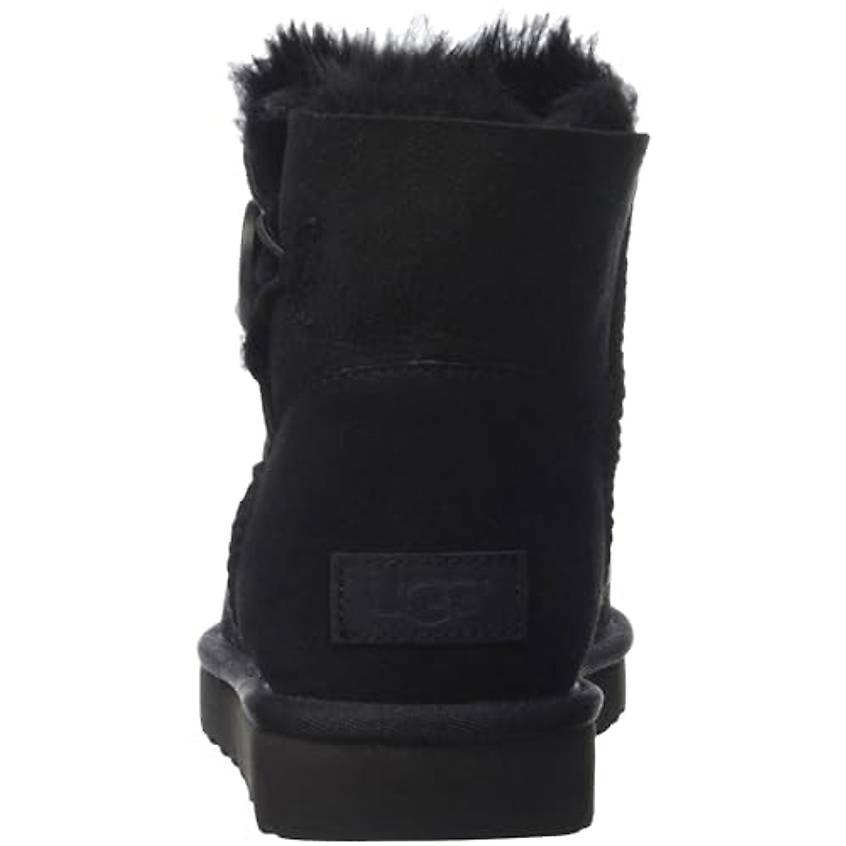 UGG Women's Mini Bailey Button Ii Boot, Black, 09
