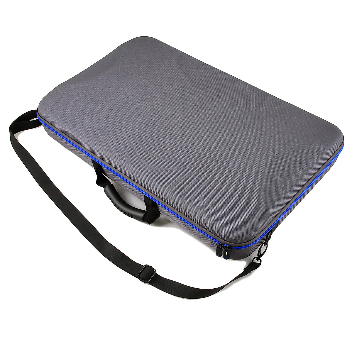 CASEMATIX DJ Controllers Travel Case Compatible with Hercules DJ Controller DJControl Inpulse 500 MK2 and More - Hard Shell DJ Mixer Case with Shoulder Strap and Foam For Audio Equipment - Case Only