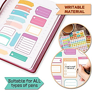 28 Sheets Planner Stickers and Accessories - 1200+ Calendar Stickers for Adults Planner - Seasonal, Weekly & Monthly Planner Holiday Stickers for Daily Journal, Planner, Scrapbook