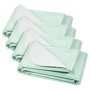 Vive Bed Pads for Incontinence Washable, Bed Wetting Protection for Adults & Elderly - Waterproof Reusable Underpads for Women, Men, Kids, Pets (34" x 36", 1.00)