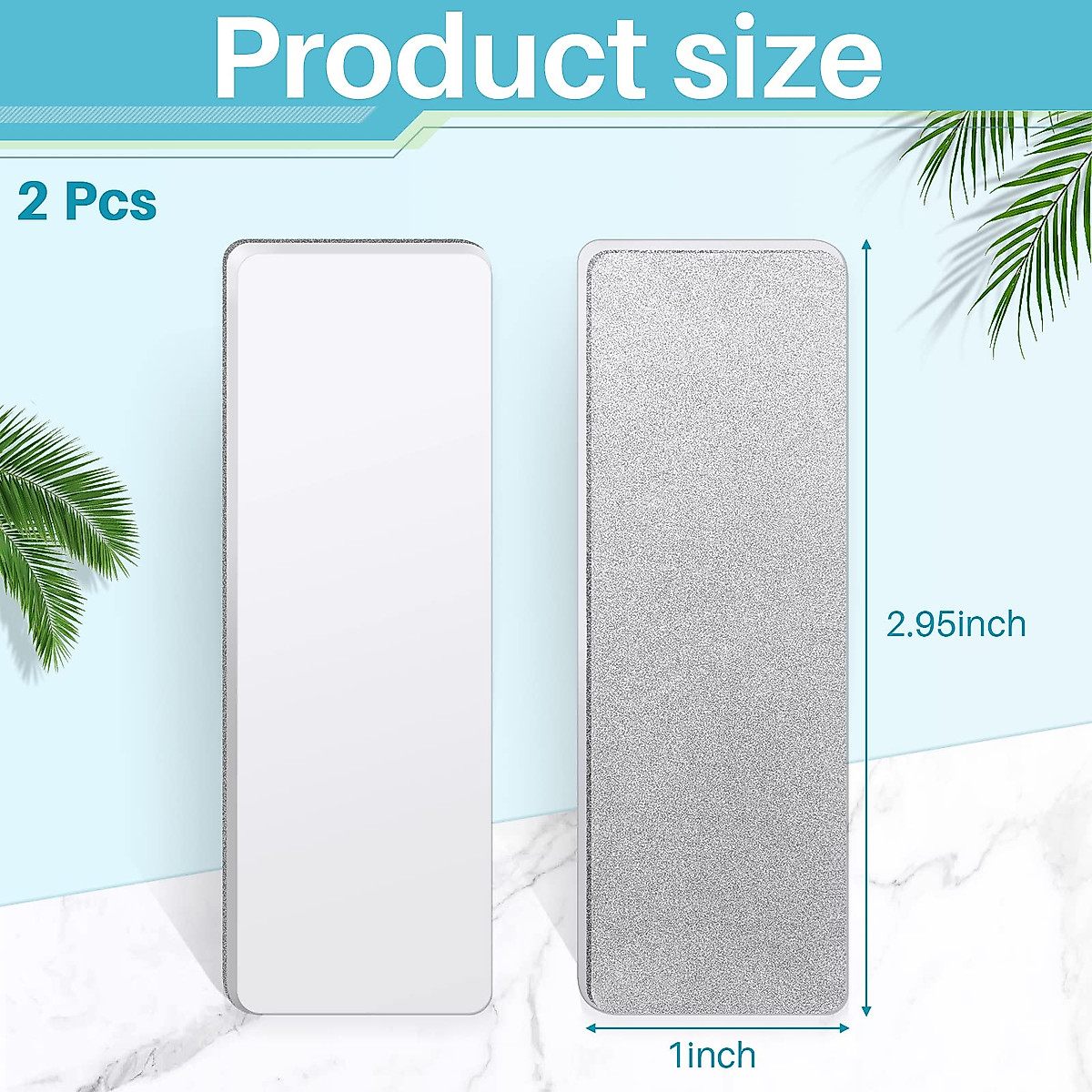 Patelai 2 Pcs Mini Pocket Knife Sharpener Stone Double Sided Diamond Sharpening Stone Whetstone Diamond Ceramic Sharpen Tools for Scissors Knives Outdoor Kitchen Sharpen Tools