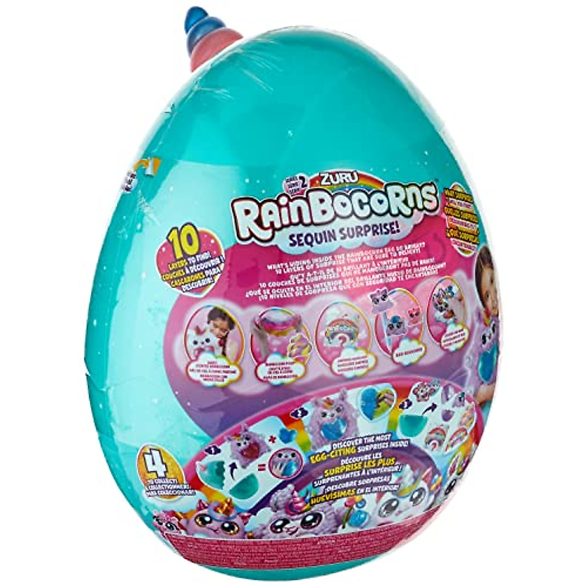 Rainbocorns Series 2 Ultimate Surprise Egg by ZURU - Purple Unicorn (B07MWV482B)