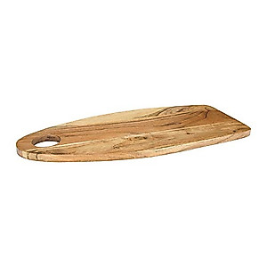 Bloomingville Acacia Wood Cheese Handle Cutting Board, Brown