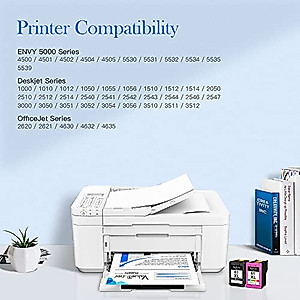 Valuetoner Supply 61XL Ink Remanufactured Replacement for HP 61 XL Black Color Ink Cartridge Combo Pack for HP Envy 5530 4502 4500 OfficeJet 2620 DeskJet 1510 1512 1055 Printer(1 Black, 1 Tri-Color)