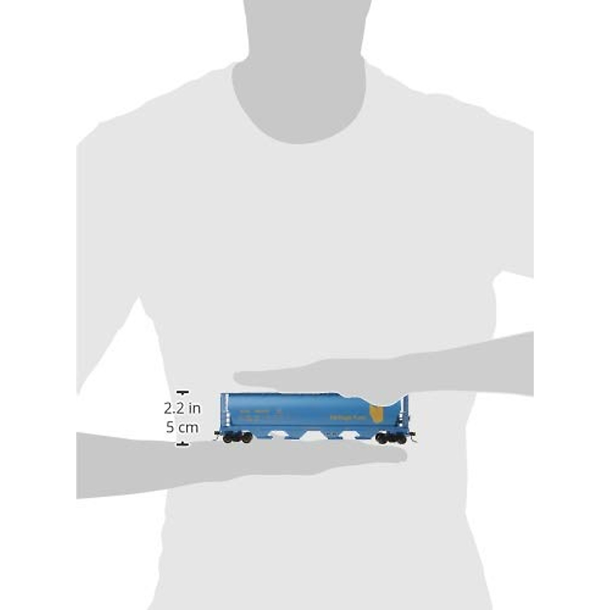 Bachmann Trains - Canadian 4 Bay Cylindrical Grain Hopper - Heritage Fund - HO Scale