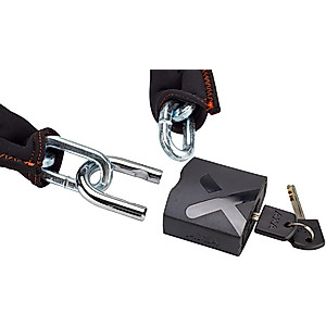 Axa Unisex's Newton Pro Moto Plus 2 Bike Chain Lock, Black, 1000 mm x 9 mm