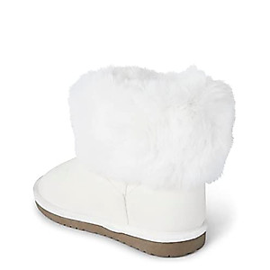Gymboree,and Toddler Casual Boots,White, 1 Big Kid