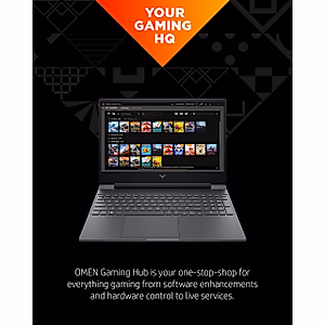 HP Victus 15 Gaming Laptop, AMD Radeon RX 6500M Graphics, AMD Ryzen 5 5600H, 8 GB RAM, 512 GB SSD, Full HD Display, Windows 11 Home, Backlit Keyboard, Enhanced Thermals (15-fb0010nr, 2022)