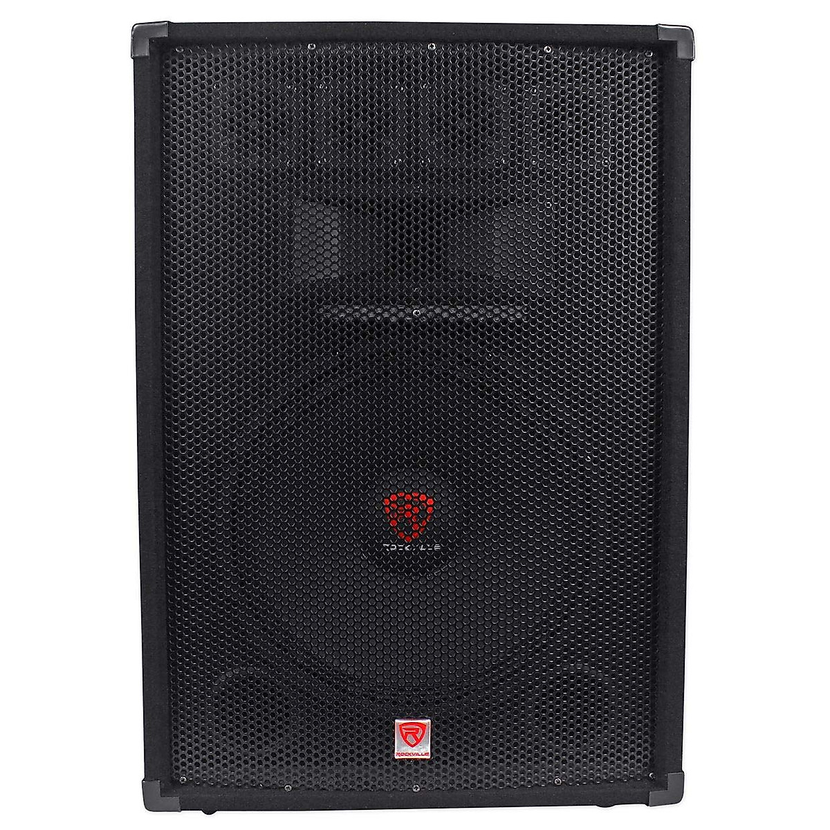(2) Rockville RSG15.4 15" PA Speakers + Rockville RPA9 Amp + Stands+Cables+Case