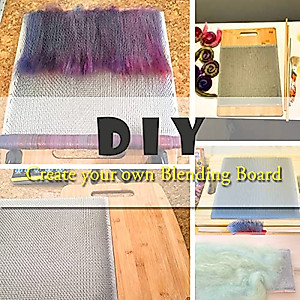 12"X 12" Blending Board Supplies Carder Carding Cloth Brush Replacement Pad for Fiber Wool (12" X 12")