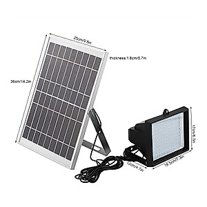 Solar Lamp Wall Light 108 LED Solar Light for Home Garden Yard Business Sign Parking Lot