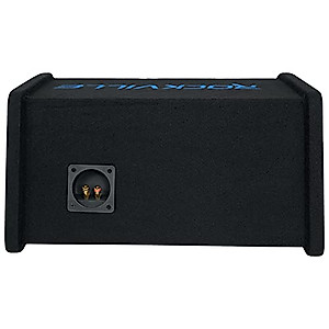 Rockville RV208P Dual 8" 800w Car Audio Subwoofers in Vented Sub Enclosure Box,Black