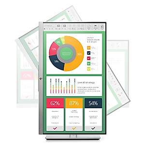HP EliteDisplay E223 54,6 cm (21.5") 1920 x 1080 Pixel Full HD LED Piatto Nero, Argento