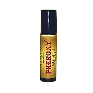 PheroxY 916 - A Powerful Infused Perfume Blend for Men to Discreetly Attract Women; 10 ml Glass Rollerball