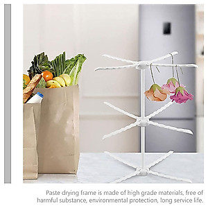 PRETYZOOM 2pcs Drying Rack Decor Foldable Clothing Rack Fresh Pasta Dryer Flower Dryer Stand Flower Drying Holder Fondant Flower Dry Rack Collapsible Flower Stand Tool Flowers Air