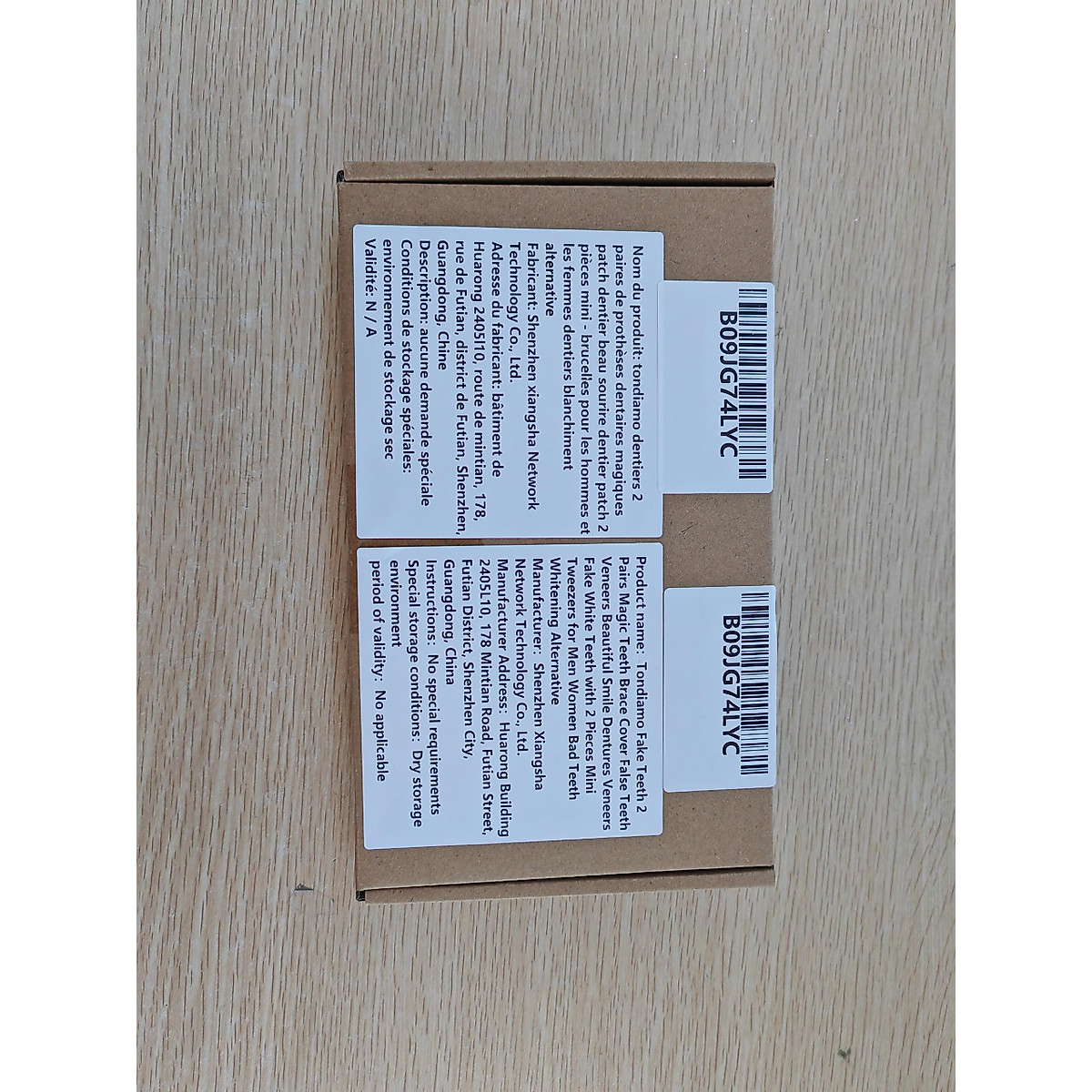 Tondiamo Fake Teeth 2 Pairs Magic Teeth Brace Cover False Teeth Veneers Beautiful Smile Dentures Veneers Fake White Teeth with 2 Pieces Mini Tweezers for Men Women Bad Teeth Whitening Alternative