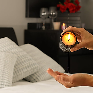 SINSERE Massage Candle | Low Heat Massage Oil Candle for Home SPA| Hydrates and Nourishes Skin | Sensual Massage for Couples | Date Night Candle | Made of Soybean and Coconut