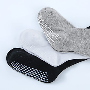 Zando Baby Tights for Girls Non Slip Grip Soft Comfortable Cotton Pantyhose Infant Seamless Leggings Toddler Thick Solid Knit Socks Warm Cute Baby Newborn Infant Stockings White L