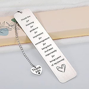 Boss Mentor Appreciation Gifts Bookmark for Men Women Thank You Leader Coworker Supervisor for Boss Day Christmas Retirement Birthday Office Gift for Teacher Principal Coach Going Away Farewell Him
