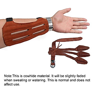 TOPARCHERY Archery 60'' Longbow Outdoor Hunting Recurve Bow and Arrow One Piece Traditional Wood Hunting Bow Right/Left Handed with String Silencer