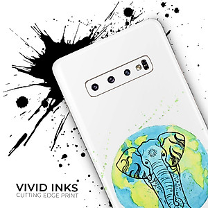 DesignSkinz Worldwide Sacred Elephant Protective Vinyl Decal Wrap Skin Cover Compatible with The Samsung Galaxy S20 (Screen Trim & Back Glass Skin)