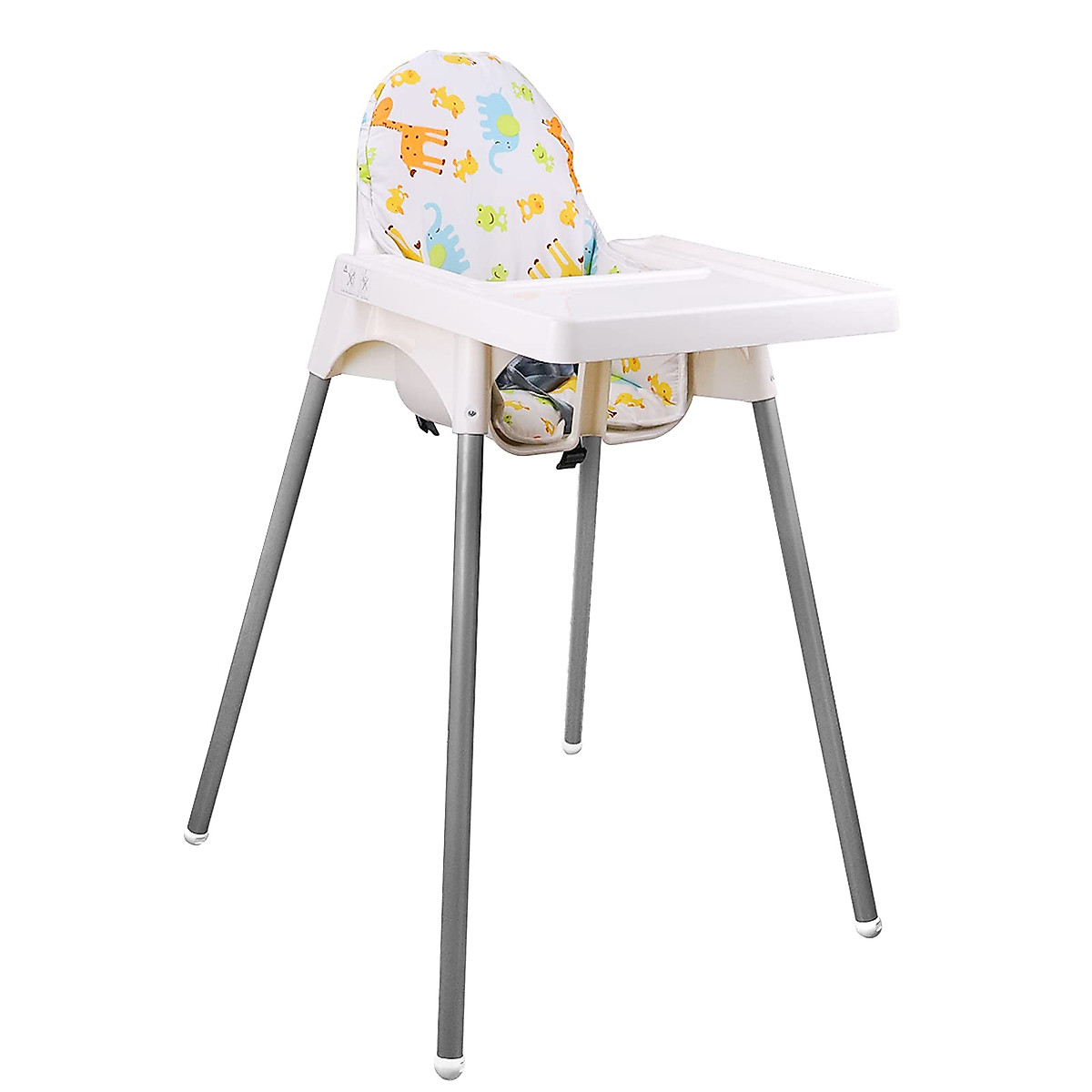 twoworld High Chair Cushion for IKEA Antilop Highchair, Baby High Chair Seat Cover Liner Mat Pad Cushion for IKEA Antilop High Chair (Animal Pattern)
