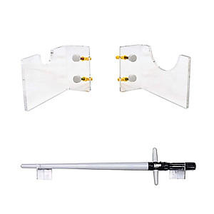 MANNIFEN lightsaber wall mount Holder Rack Stand Deluxe Lightsaber Room Light Blade Handheld Lightsaber Rack 1 Pair
