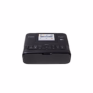Canon SELPHY CP1300 Wireless Compact Photo Printer + RP-108 High-Capacity Color Ink/Paper Set Bundle, Black