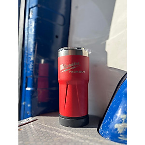 StealthMounts Mount for Packout Tumbler | Compatible with 20oz & 30oz Milwaukee Tumblers | 1 Black Cup Holder Included | Made in the UK